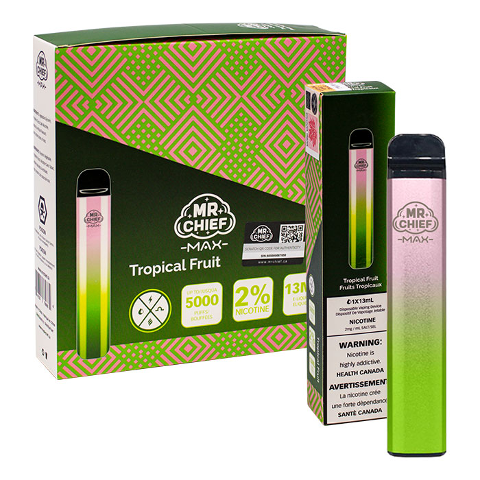Mr. Chief Max 5000 Puff Disposable Vapes - Indie Smokes - Indie Smoke ...