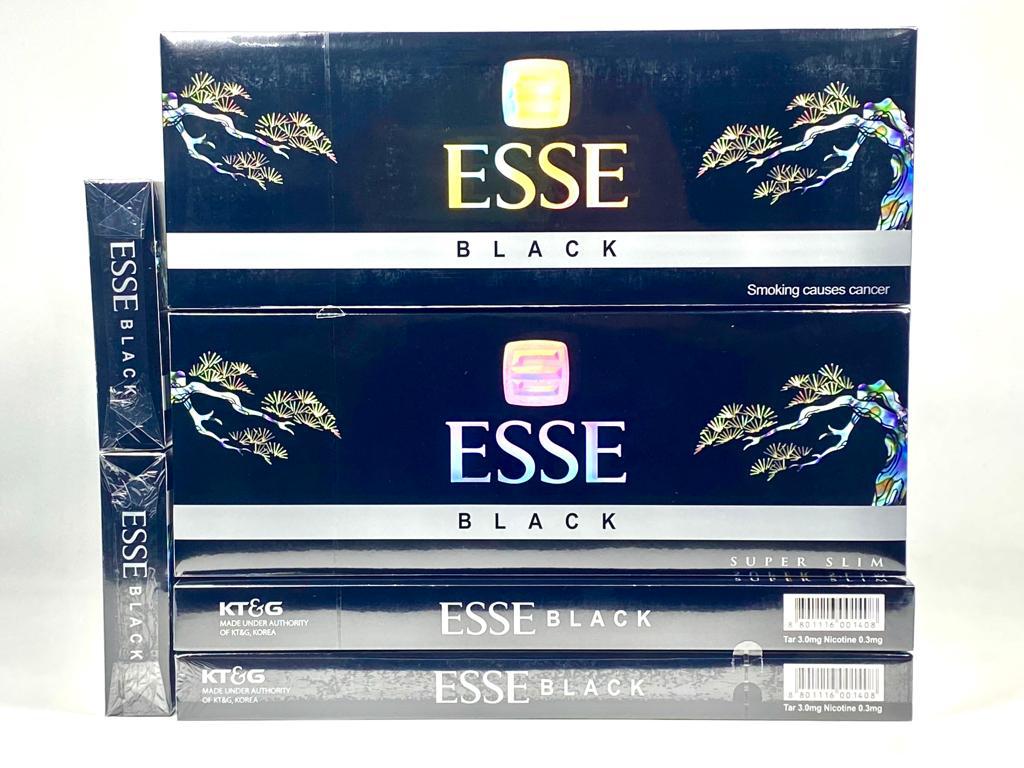 Esse Black - Indie Smokes - Indie Smoke cigarette shop - Buy Cigarettes ...