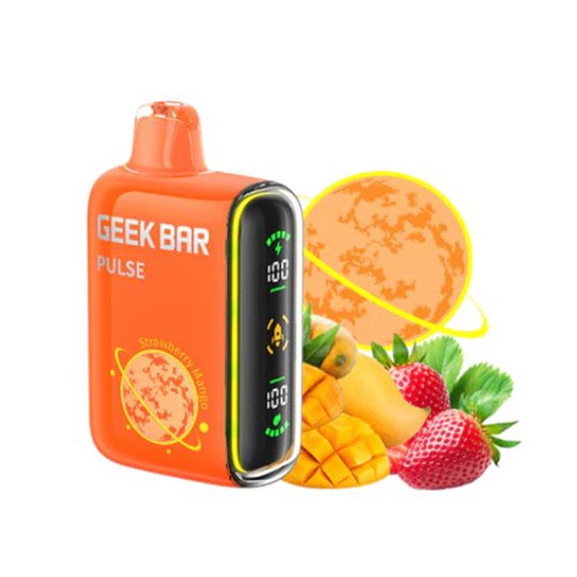 Geek Bar Pulse Strawberry Mango 50mg Vape - Indie Smokes - Indie Smoke ...