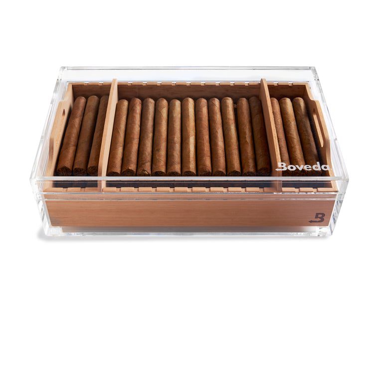 Boveda Acrylic Humdior Large - Cigar Conexion | House Of Handmade ...