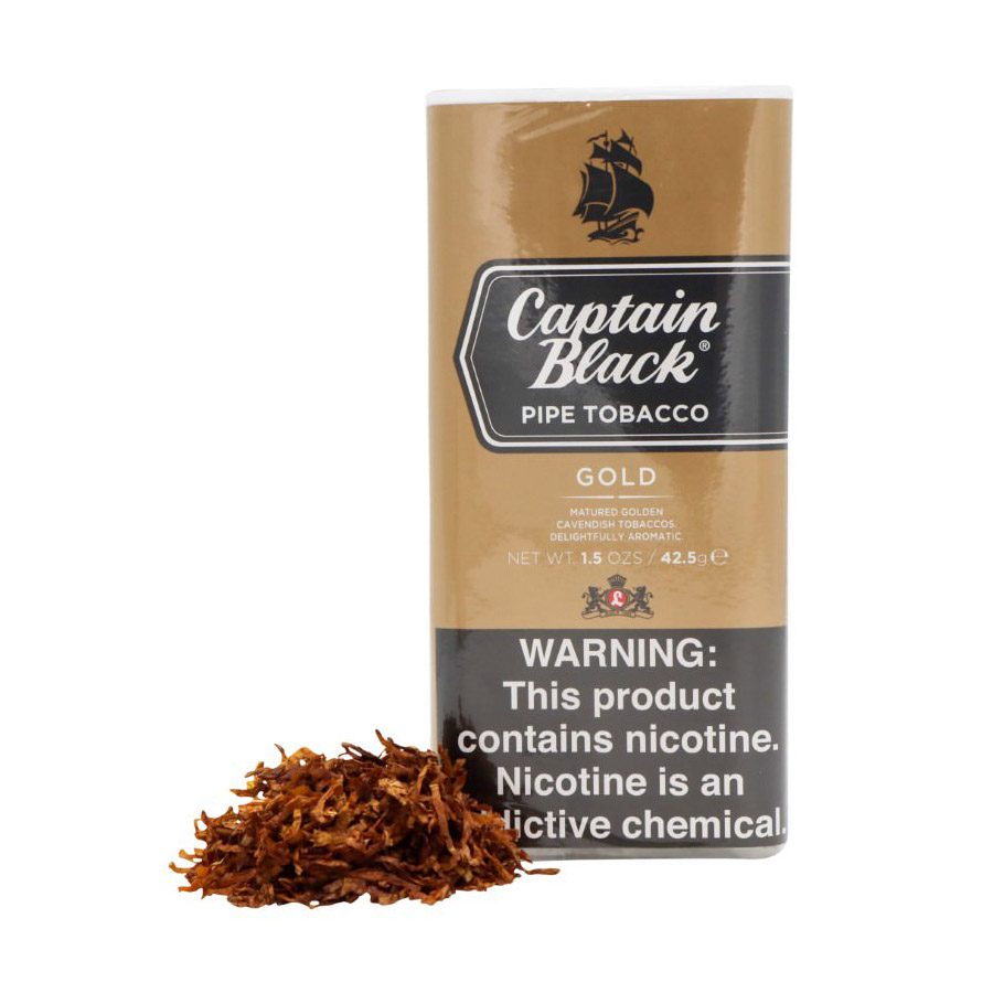 Captain Black Pipe Tobacco Gold Blend - Indie Smokes - Indie Smoke ...