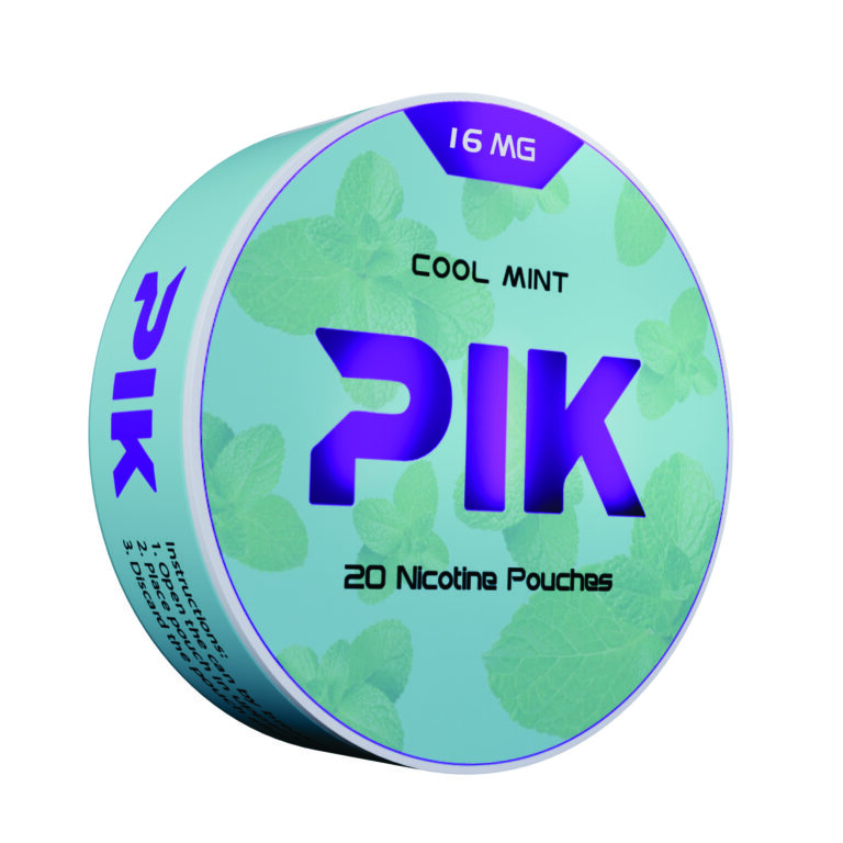PIK Cool Mint Nicotine Pouches 16mg - Indie Smokes - Indie Smoke ...