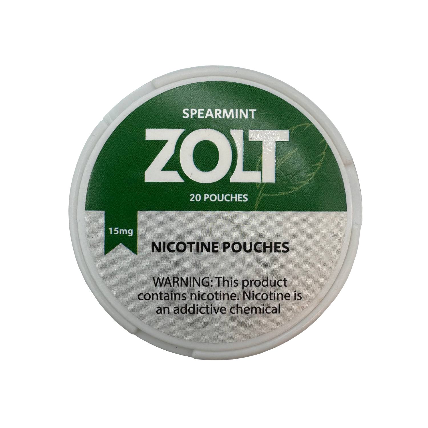 Zolt 15mg Spearmint Nicotine Pouches - Indie Smokes - Indie Smoke ...