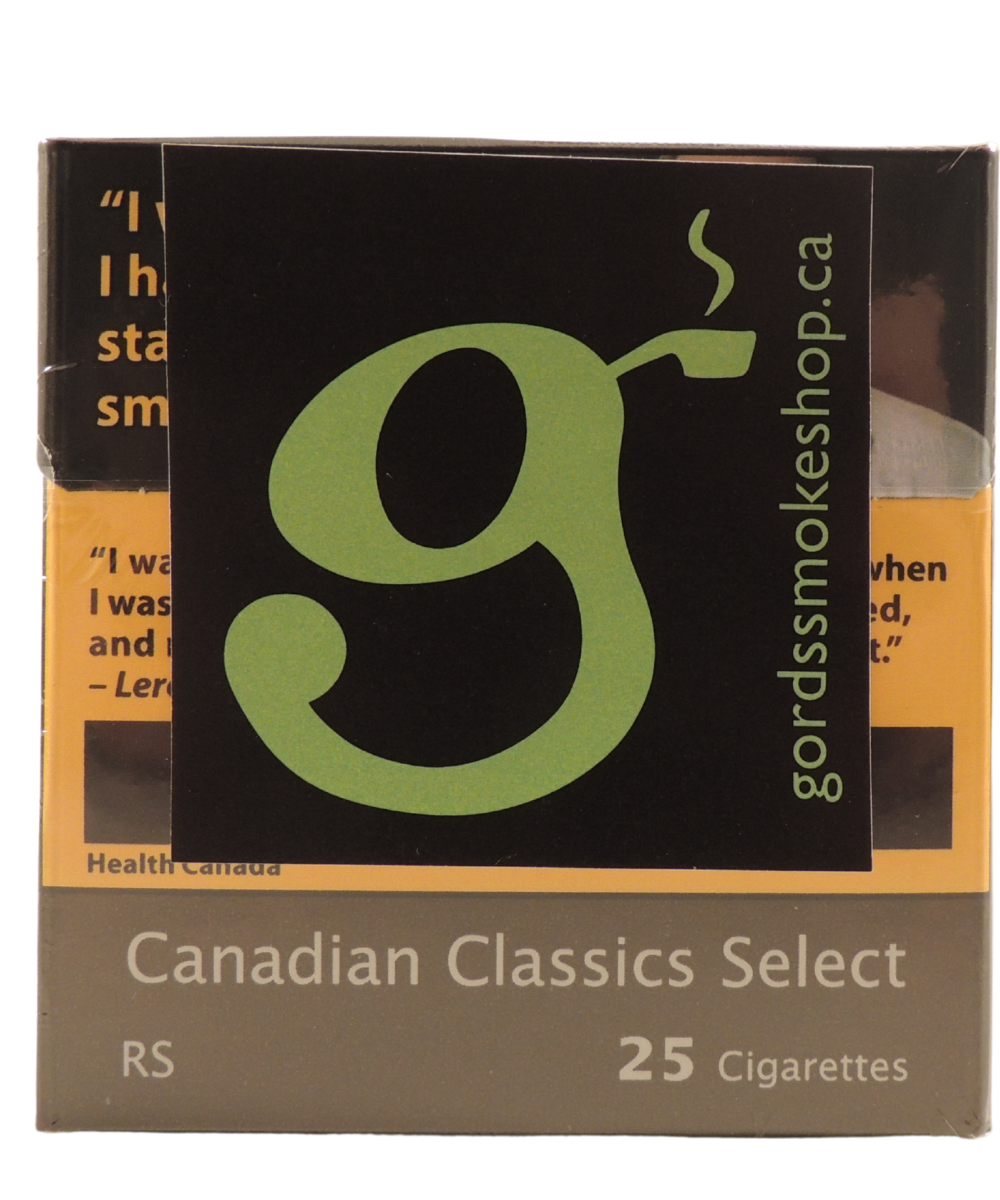 Canadian Classics Select Regular 25 Pack - Indie Smokes - Indie Smoke ...