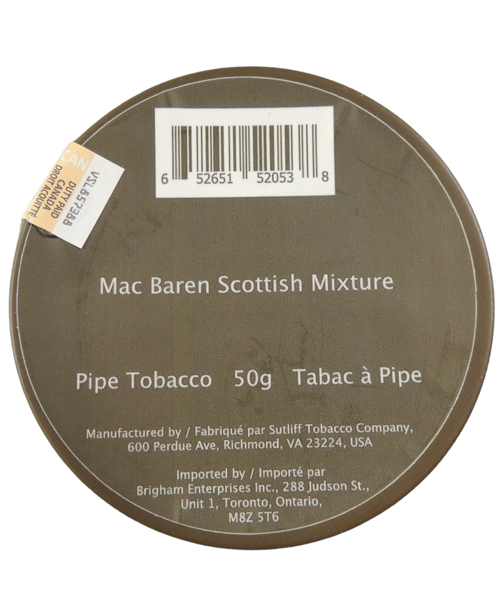 Mac Baren Scottish Mixture 50g Pipe Tobacco - Indie Smokes - Indie ...