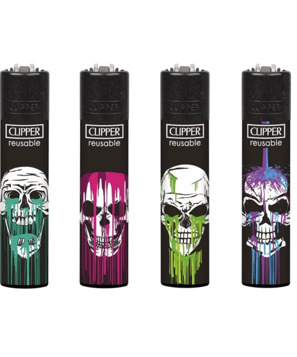 Wild Skull Clipper Lighter - Indie Smokes - Indie Smoke cigarette shop ...