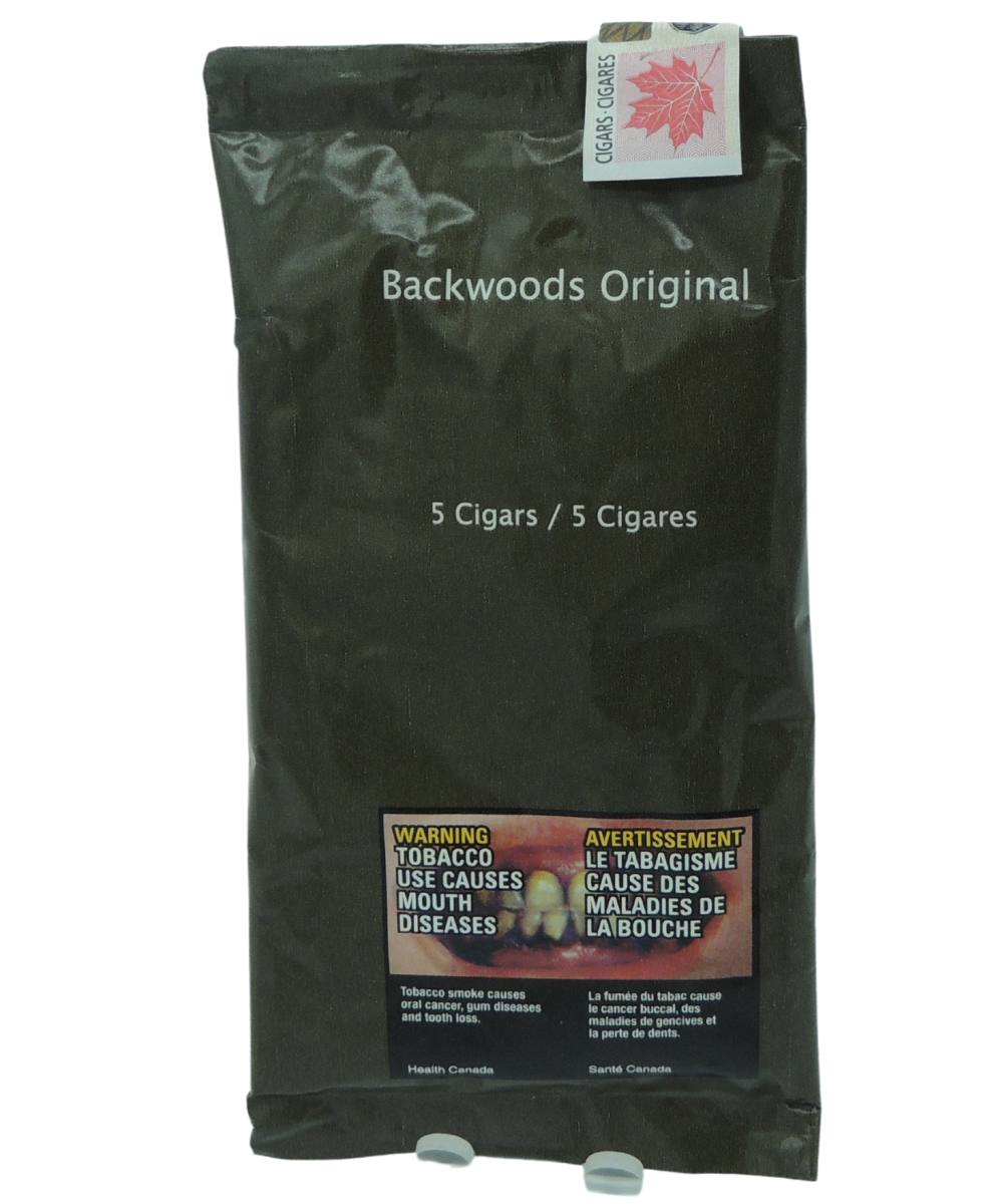 Backwoods Original 5 Pack Cigars - Indie Smokes - Indie Smoke cigarette ...