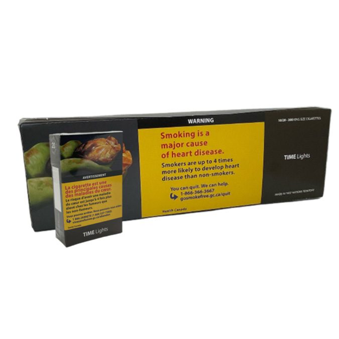 Carton of Time Light Cigarettes - Indie Smokes - Indie Smoke cigarette ...